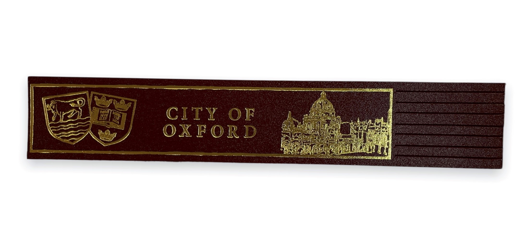 Leather Bookmark | City of Oxford Leather Bookmark | The Varsity Shop